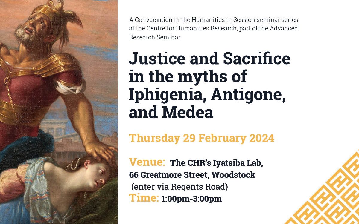 Justice and Sacrifice in the myths of Iphigenia, Antigone, and Medea ...