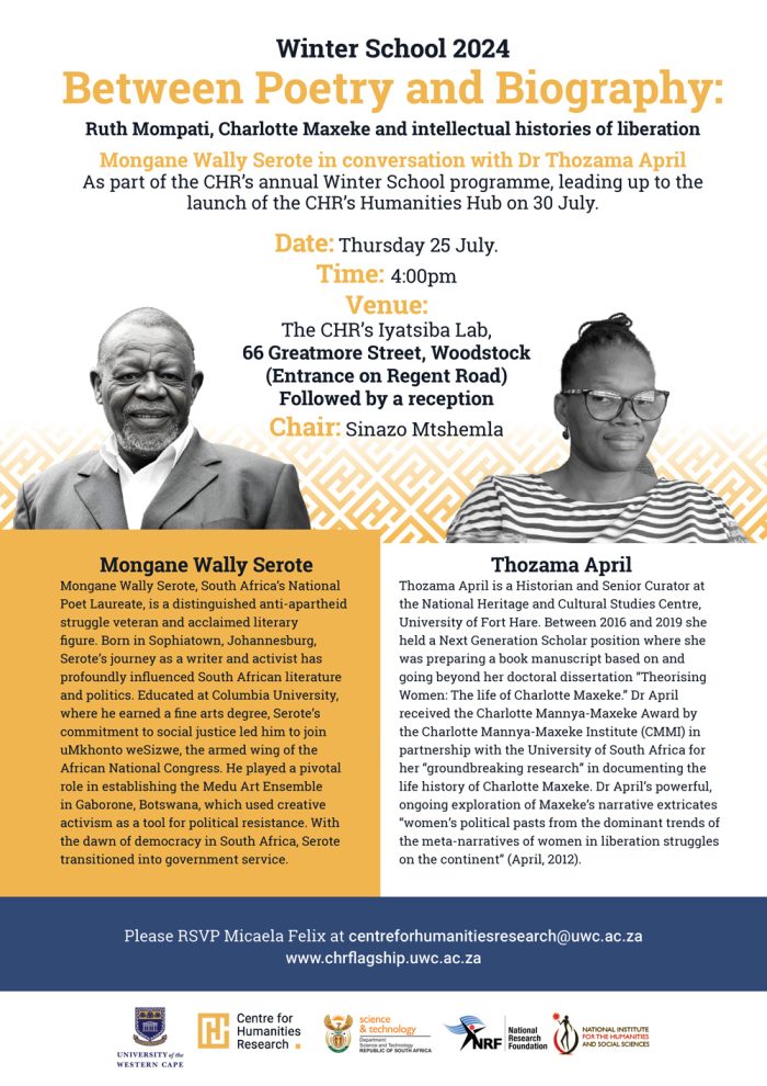 Between Poetry and Biography: Ruth Mompati, Charlotte Maxeke and ...