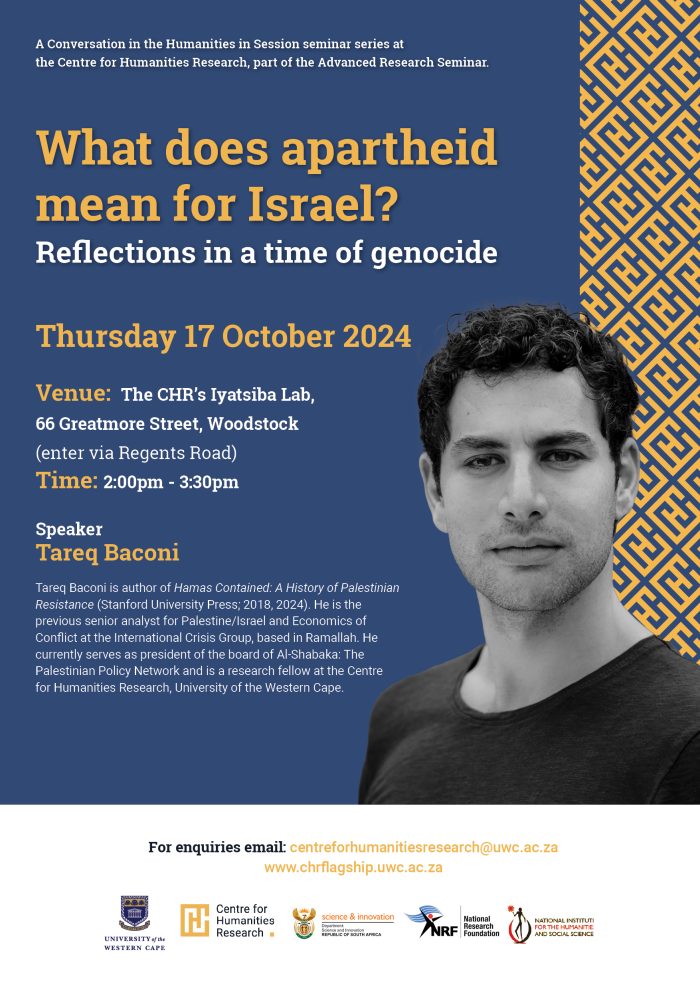 What does apartheid mean for Israel: Reflections in a time of genocide ...